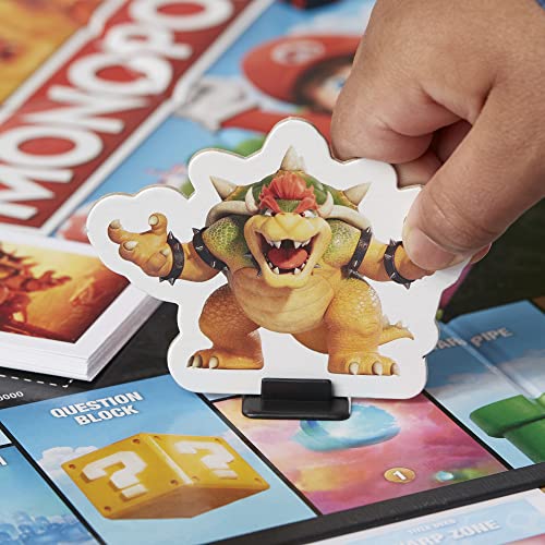 Hasbro Gaming Monopoly The Super Mario Bros. Movie Edition Kids Board Game, Family Games for Super Mario Fans, Ages 8+