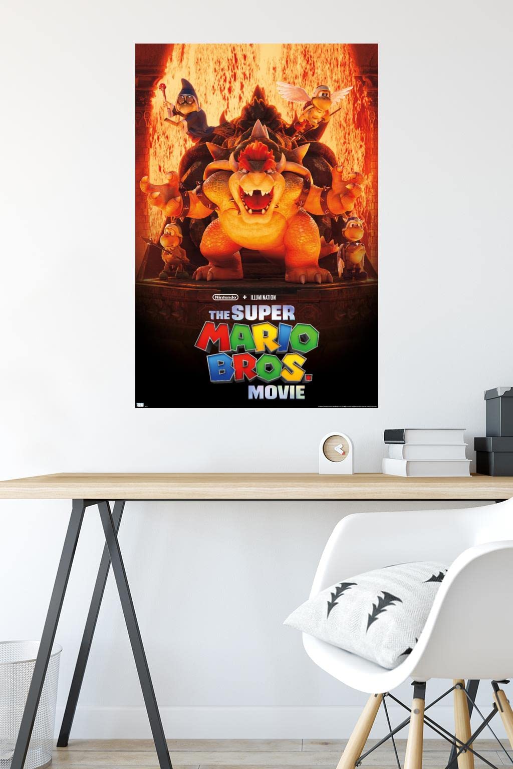 Trends International The Super Mario Bros. Movie - Bowser's World Key Art Wall Poster