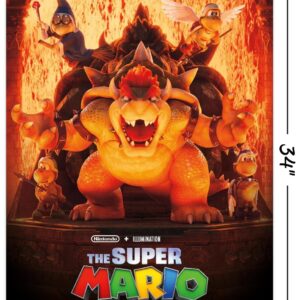 Trends International The Super Mario Bros. Movie - Bowser's World Key Art Wall Poster