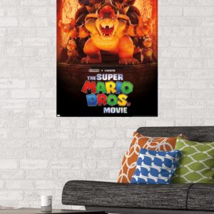 Trends International The Super Mario Bros. Movie - Bowser's World Key Art Wall Poster