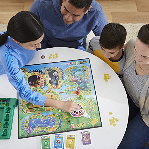 Hasbro Gaming The Game of Life: Super Mario Edition Board Game for Kids Ages 8 and Up, Play Minigames, Collect Stars, Battle Bowser