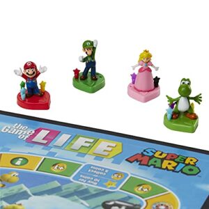 Hasbro Gaming The Game of Life: Super Mario Edition Board Game for Kids Ages 8 and Up, Play Minigames, Collect Stars, Battle Bowser