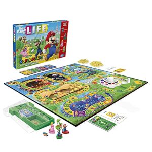 Hasbro Gaming The Game of Life: Super Mario Edition Board Game for Kids Ages 8 and Up, Play Minigames, Collect Stars, Battle Bowser