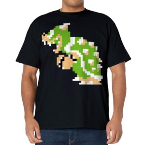 Nintendo Super Mario Bowser 8-Bit Retro Graphic T-Shirt T-Shirt