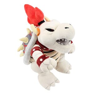 laruokivi dry bowser plush figure toy 12'' gray