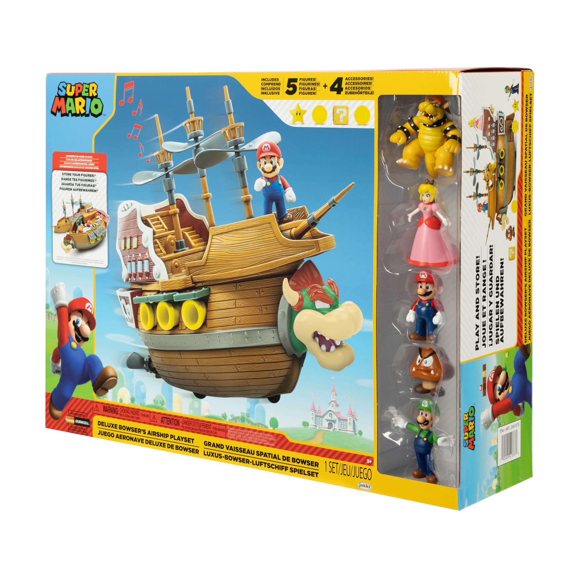 Nintendo Super Mario Deluxe Playset - Bowser Ship