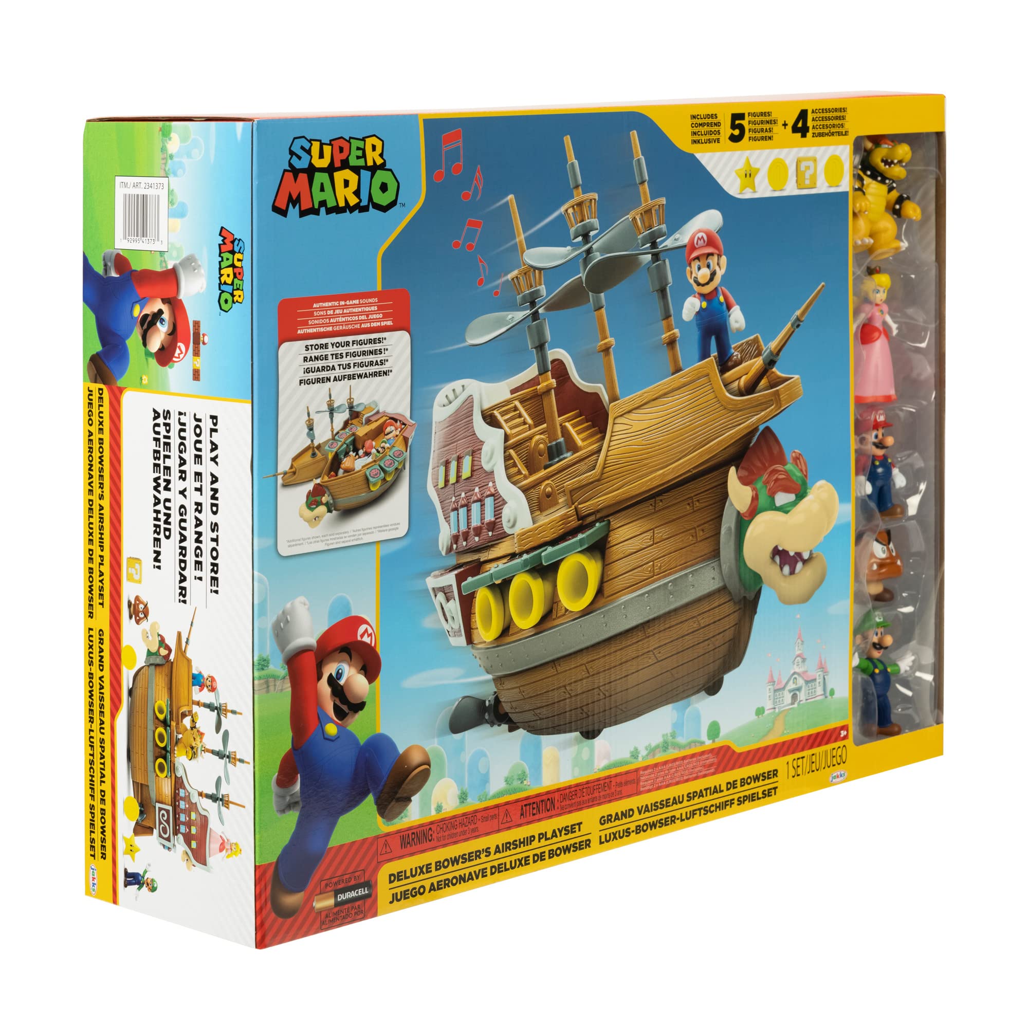 Nintendo Super Mario Deluxe Playset - Bowser Ship