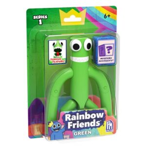 rainbow friends – green action figure (5" tall posable figure, series 1)