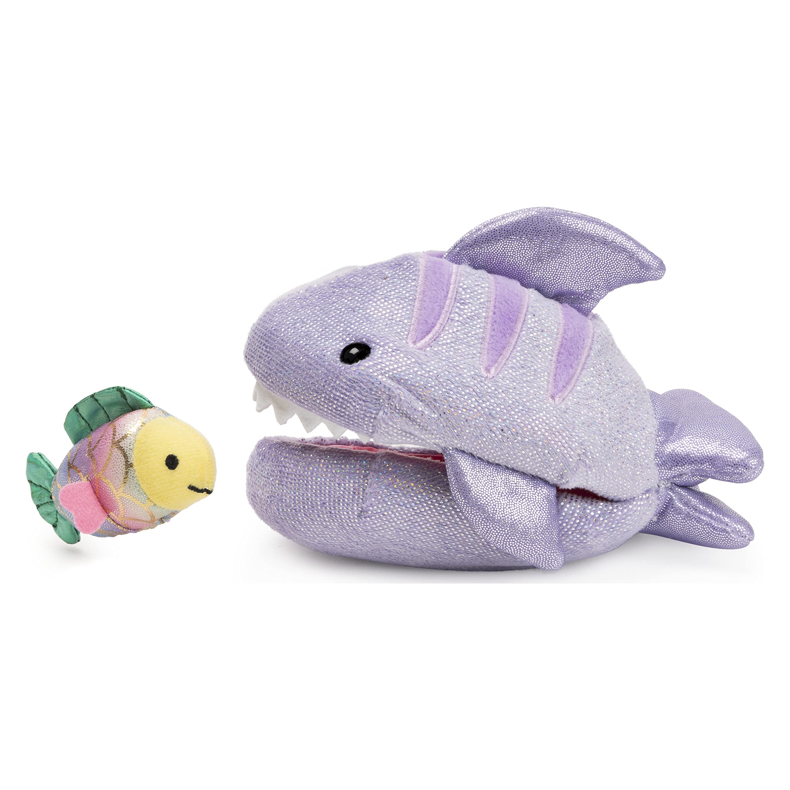 GUND Plush Pod - Shark with Fish, 9.5"