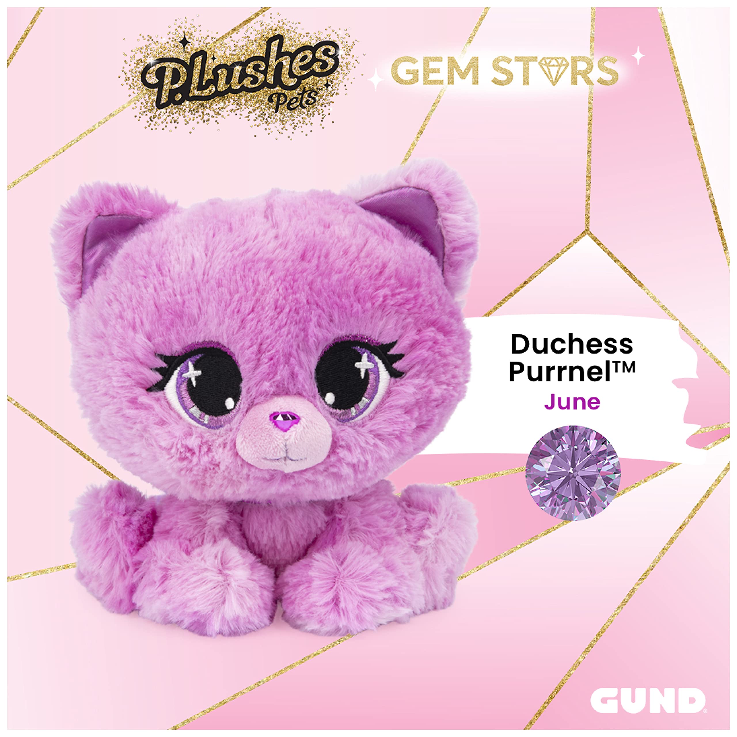 GUND P.Lushes Pets Gem Stars Collection, Lucille Warf Seal Stuffed Animal