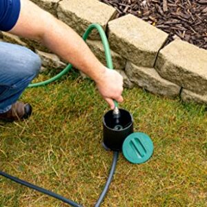 Rain Bird 32HE In-Ground Pro Rotor Pop-up Sprinkler System Kit with Click-N-Go Garden Hose Connection