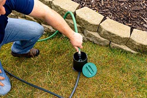 Rain Bird 32HE In-Ground Pro Rotor Pop-up Sprinkler System Kit with Click-N-Go Garden Hose Connection