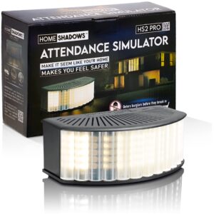 homeshadows attendance simulator - diy home security system that casts shadows on curtains or walls to deter burglars before they try to break in - security light for home safety - apartment security