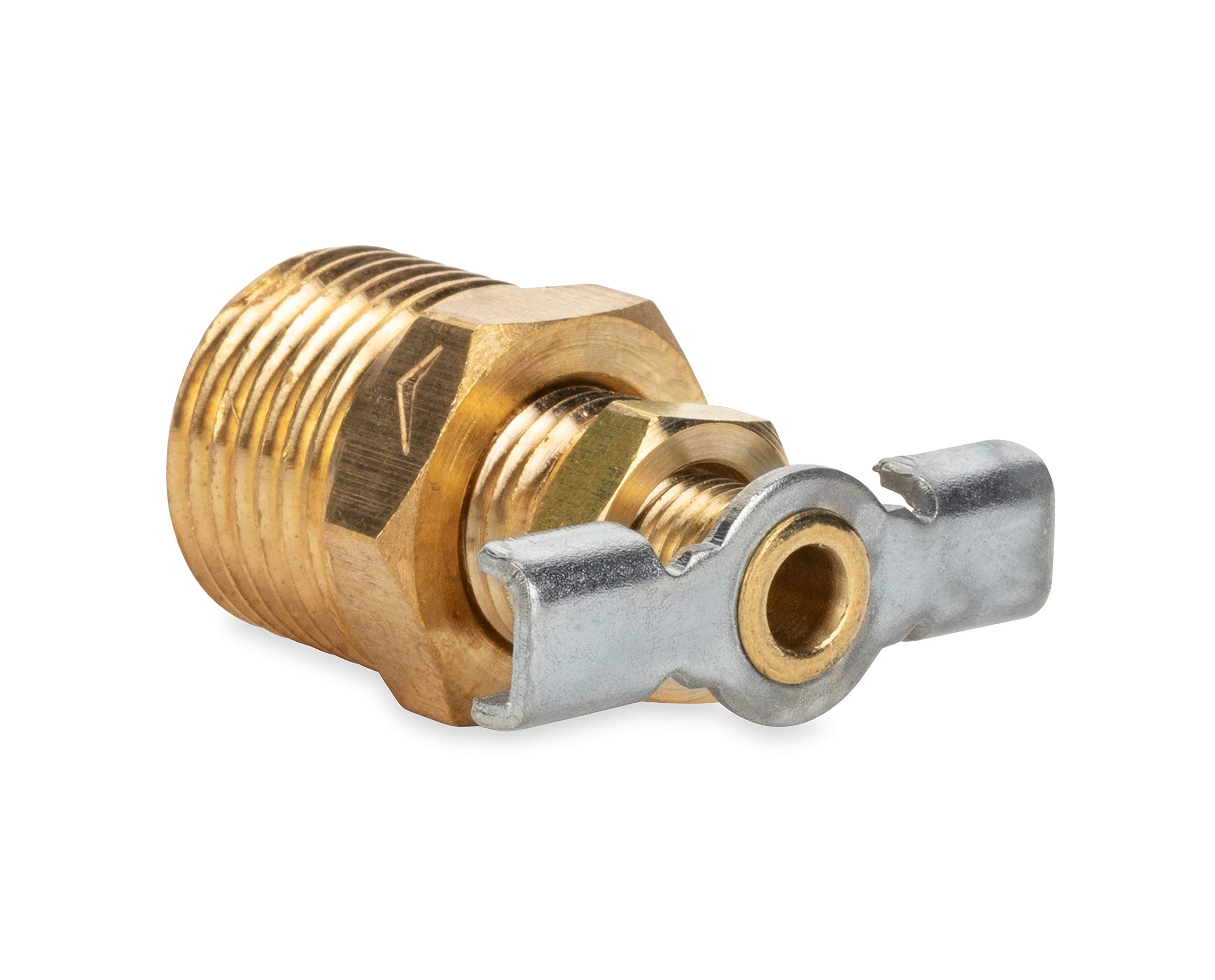 Camco ½" RV Water Heater Replacement Drain Valve - Replace Your RV Water Heater Drain Valve | Simple and Easy Installation | Durable Brass Construction - (11703)