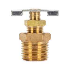 Camco ½" RV Water Heater Replacement Drain Valve - Replace Your RV Water Heater Drain Valve | Simple and Easy Installation | Durable Brass Construction - (11703)