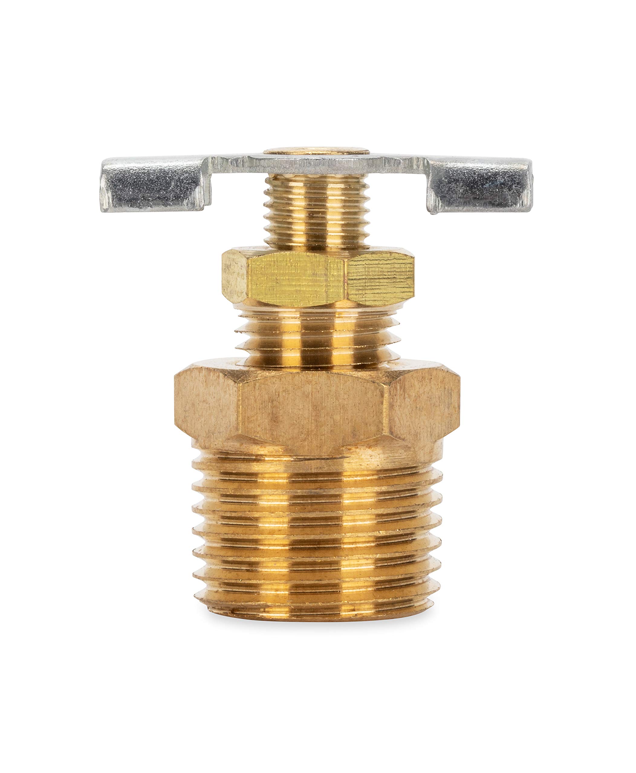 Camco ½" RV Water Heater Replacement Drain Valve - Replace Your RV Water Heater Drain Valve | Simple and Easy Installation | Durable Brass Construction - (11703)