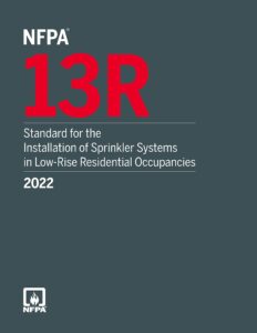 nfpa 13r, standard for the installation of sprinkler systems in low-rise residential occupancies, 2022 edition