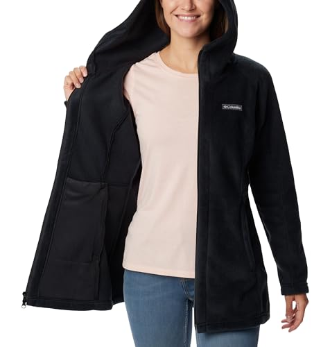 Columbia Women's Benton Springs II Long Hoodie, Black, X-Large