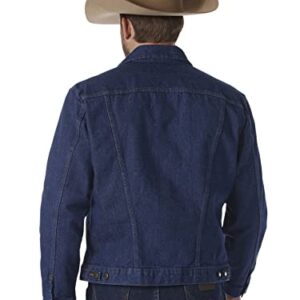 Wrangler mens Cowboy Cut Western Unlined Denim Jacket outerwear, Denim, Medium US