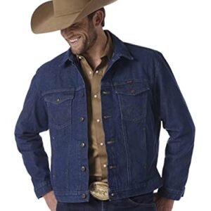 Wrangler mens Cowboy Cut Western Unlined Denim Jacket outerwear, Denim, Medium US