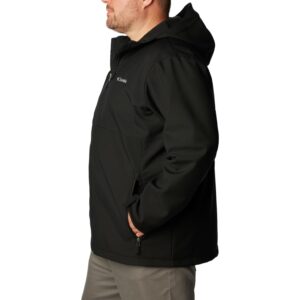 Columbia Men's Ascender Hooded Softshell Jacket, Black, Medium