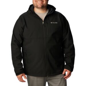 Columbia Men's Ascender Hooded Softshell Jacket, Black, Medium