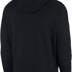 Nike Men's Sportswear Club Fleece Full Zip Hoodie, Fleece Zip-Up Hoodie Men, Black/Black/White, 2XL