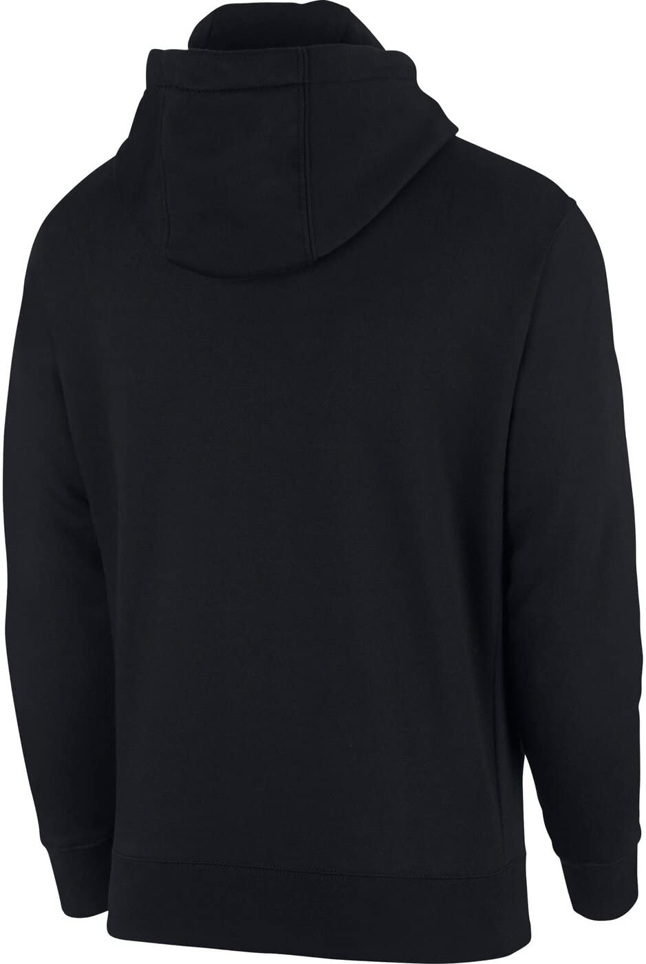 Nike Men's Sportswear Club Fleece Full Zip Hoodie, Fleece Zip-Up Hoodie Men, Black/Black/White, 2XL