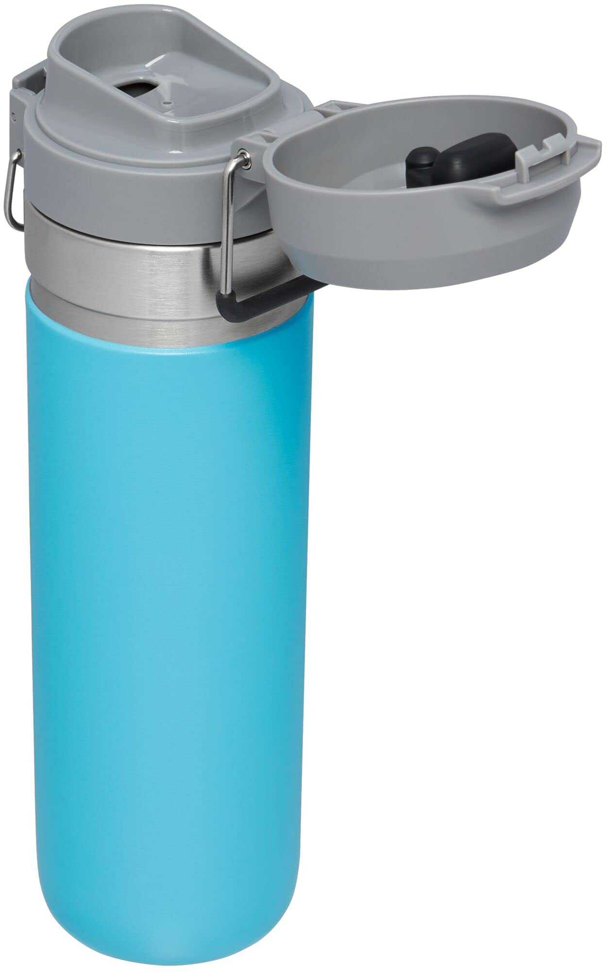 Stanley Quick Flip GO Water Bottle 24 OZ | Push Button Lid | Leakproof & Packable for Travel & Sports | Insulated Stainless Steel | BPA-Free | Pool