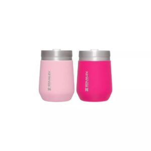 stanley 2pk 10oz stainless steel everyday go tumblers pink vibes/cool melon