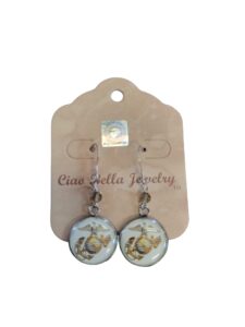 officially licensed marine earrings - a proud symbol of service and sacrifice (silver, eagle globe and anchor