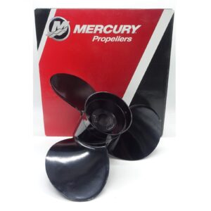 mercury marine black max 3-blade aluminum prop propeller 16 x 13 pitch