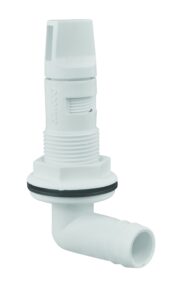 attwood 4125-7 adjustable polypropylene livewell pump or livewell aerator spray head for 3/4-inch hose