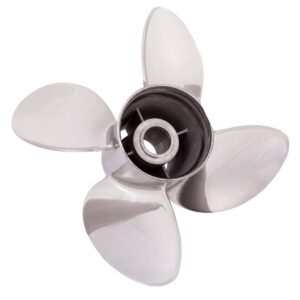 solas 9553-145-15 rubex hr4 stainless steel 4-blade propeller - rh, 14.5" diameter x 15" pitch