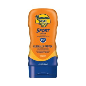 banana boat sport performance sunscreen lotion spf 100, 4-ounce bottles