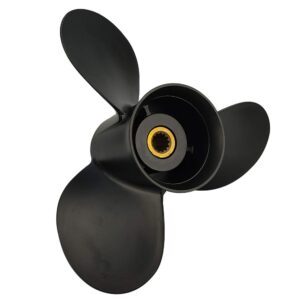 arkdoza aluminum prop propeller for 40-140hp brp,johnson,evinrude,omc stern drive 13 spline (13 (dia) x 21 (pitch))