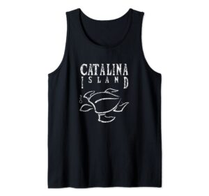 catalina island beach tank top