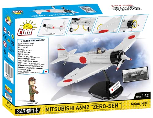 COBI Historical Collection World War II Mitsubishi A6M2 ZERO-SEN Plane