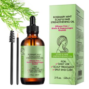 rosemary essential oil (2 fl oz),rosemary oil for hair growth & skin care,dry scalp treatment, hair growth serum for hair,organic hair oil