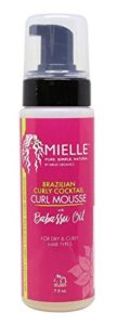 mielle organics brazilian curly cocktail curl mousse with babassu oil 7.5oz (pack of 2)