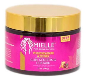 mielle organics pomegranate and honey curling custard 12oz (pack of 3)