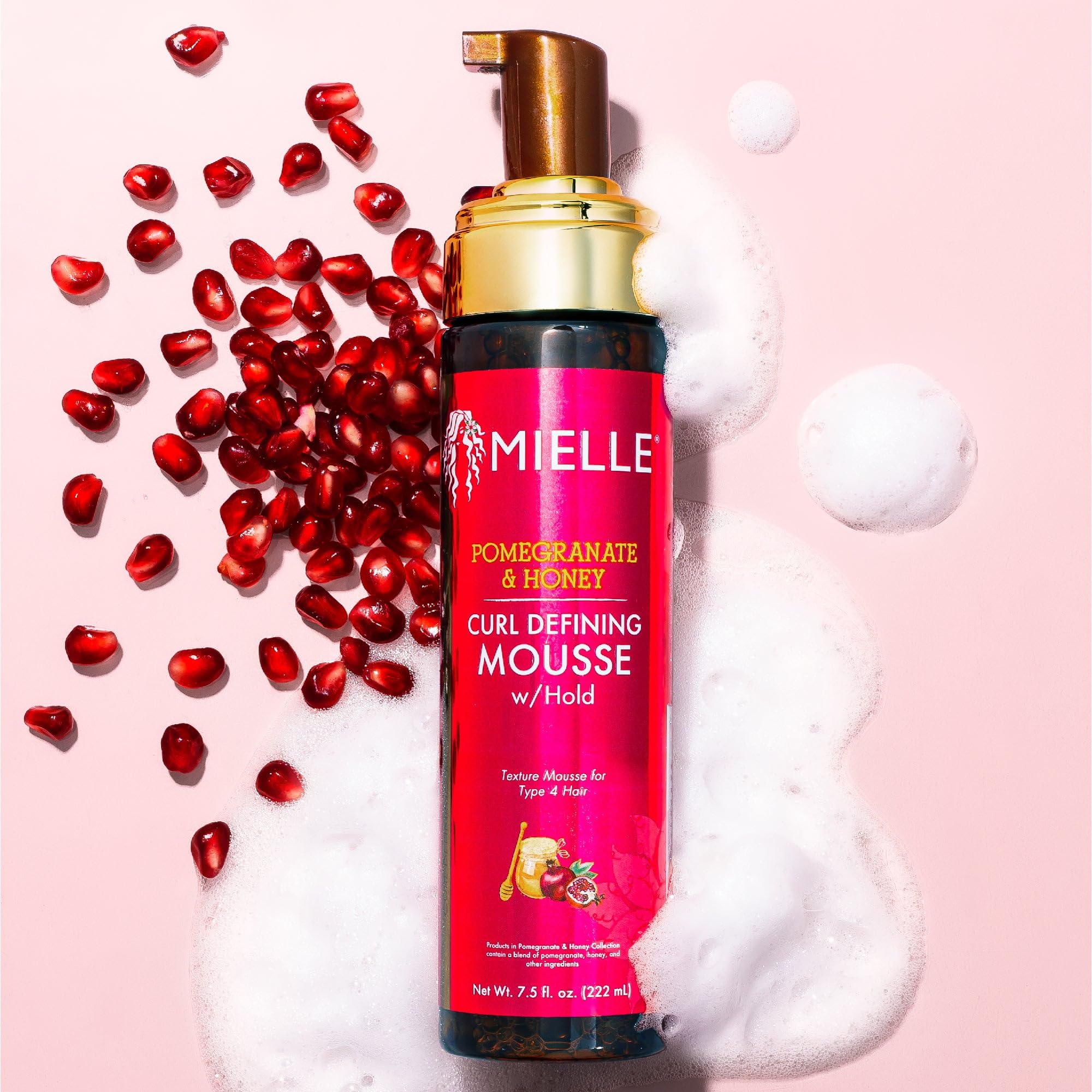 Mielle Pomegranate & Honey Curl Defining Mousse w/hold