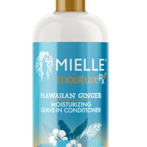 Mielle Organics Moisture Rx Hawaiian Ginger Moisturizing Leave-In Conditioner, 12 Ounces