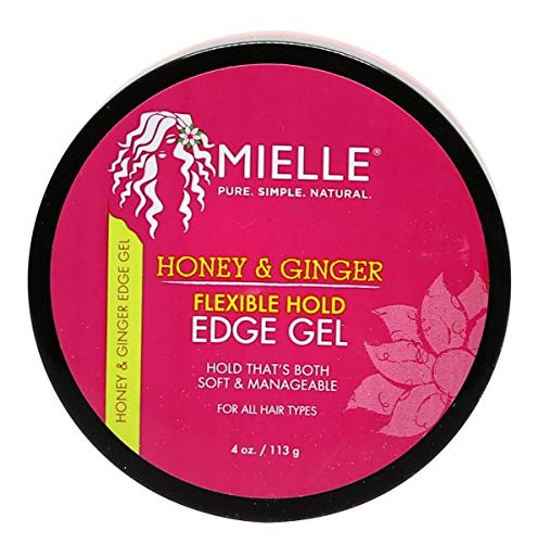 Mielle Flexible Hold Edge Gel With Certified Organic Honey & Ginger (Pack of 4)