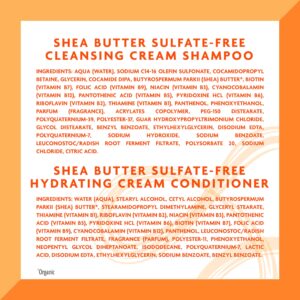 Cantu Shampoo & Conditioner with Shea Butter for Natural Hair, 13.5 fl oz (Pack of 2)