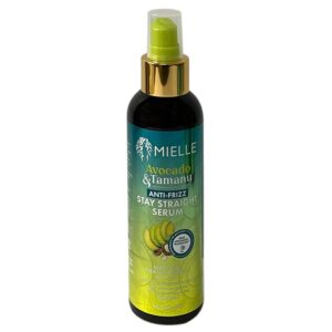 Mielle – Avocado & Tamanu – Anti-Frizz Collection - Shampoo, Conditioner, Leave-in Conditioner, Stay Straight Serum & Curl Perfector – Bundle Combo Set 5PCS