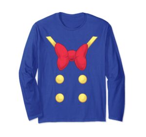 disney mickey and friends halloween donald duck costume long sleeve t-shirt