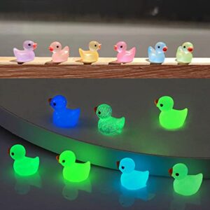 120 pcs mini ducks bulk,tiny ducks,mini resin ducks miniature duck figures ornament little ducks for craft,dollhouse,home decorations birthday party gift