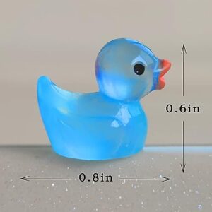 120 Pcs Mini Ducks Bulk,Tiny Ducks,Mini Resin Ducks Miniature Duck Figures Ornament Little Ducks for Craft,Dollhouse,Home Decorations Birthday Party Gift