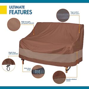 Duck Covers ULV623835 Ultimate 62 in. W Patio Loveseat Cover, x 38" D x 35" H, Mocha Cappuccino, Patio Furniture Covers